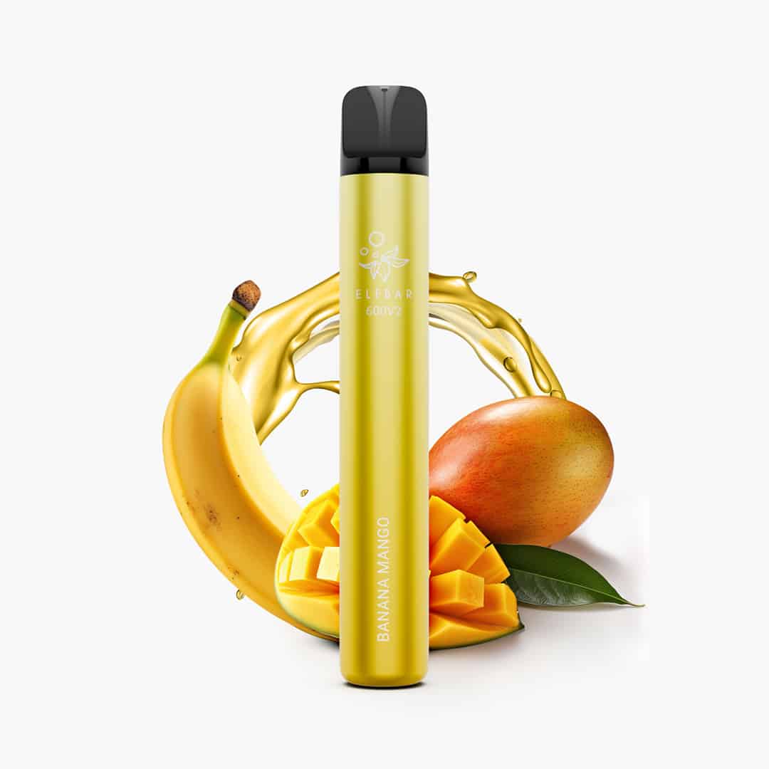 Jednorázová E-cigareta ELFBAR 600V2 | Banana Mango (20mg) | Smoke Factory